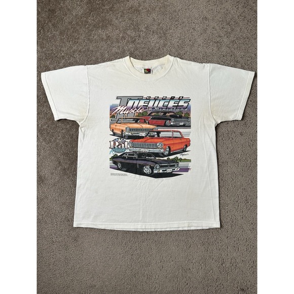 chevrolet | Shirts | Vintage Mens Tshirt 9s Motor Chevrolet Old School ...